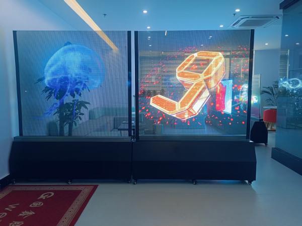 Quality Full HD Transparent Hologram Screen  Ultra Thin Lightweight Soft Screen Indoor Advertising  Stage Show  Commercial Use for sale