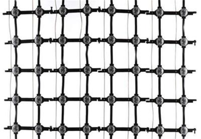 China P100 SMD3535 RGB LED Mesh Screen with IP67 Waterproof Protection 12V DC and 2000-3000cd/m² Brightness for Outdoor Billboard Displays for sale