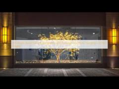 Wholesale Advertising Transparent LED Film Screen Outdoor Hanging LED Film Display