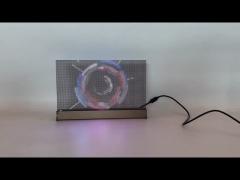 P2.6 LED Grille Display High Brightness For Shopping Malls Glass Windows SDK Digital Poster