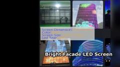 Outdoor LED Mesh Screen Facade Display