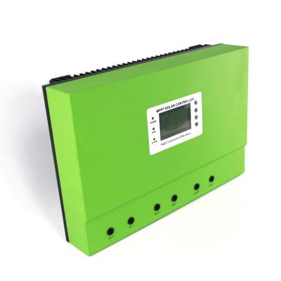 China LCD display mppt solar charge controller 100a 12v 24v 36v 48v solar power regular controller for sale