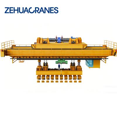 China Customized Anode Carbon Stacking Overhead Crane Hydraulic Lifting Equipment for Aluminum Smelter Carbon Plant Workshop for sale