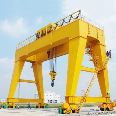 China A Legs Double Beam Mobile Gantry Cranes 40 Tone 50 Tone 60 Tone Price for sale