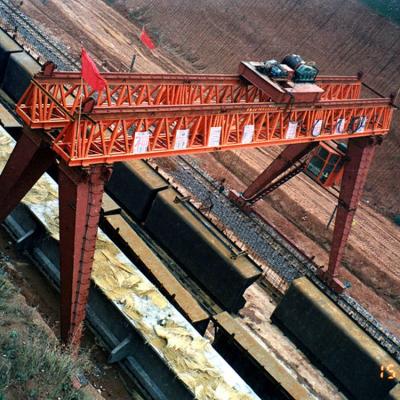 China Truss-type Double Girder Gantry Crane with Hook Cap.5-500ton Outdoor Freight Yard for Lifting and Transferring Work for sale