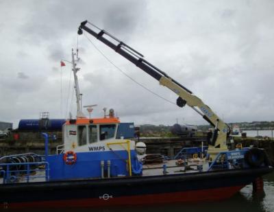 China 5Ton 7ton 10ton Telescopic Boom Marine Hydraulic Boat Mounted Marine Fixed 360° Slewing Deck Crane for sale