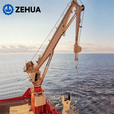 China Cargo Ship Deck Crane Hydraulic Telescopic Boom 15-30 Ton 5 T 10 T 20 T 30 T 50 T 70 T for sale