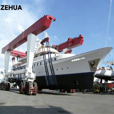 China Zehua Crane Small Mobile Marine 20 Ton Boat Lifting Yacht Crane for Shipyard for sale