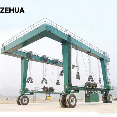 China Zehua Crane Shipyard Build 1000t Marine Yacht Crane Boat Lifting Crane 200ton 300ton 400ton Heavy Duty Remote Control for sale