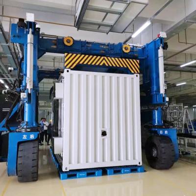 China Zehua 80 Ton Straddle Carrier Price Rubber Tyre Gantry Crane 40ton for sale