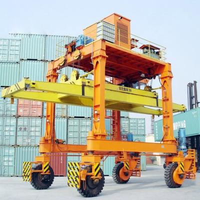 China Zehua Ce Hydraulic Driven Multi-Functional Straddle Carrier Lifting 20ft 40ft Container Straddle Carrier Crane for sale