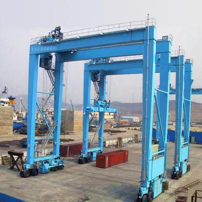 China Zehua Port Container Price RTG Portable Mobile Gantry Crane Gantry Cnc Extrusion Low Headroom Gantry Crane for sale