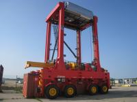 China RTG Type Rubber-Tyred Remote Control Mobile Gantry Crane With EAC Certificate for sale