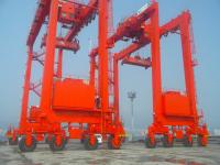 China RTG Type Rubber-Tyred Remote Control Mobile Gantry Crane With EAC Certificate for sale