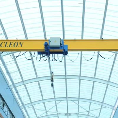 China High Technique European Style Single Beam Overhead Crane 1ton 2ton 3ton 5ton Light Duty Low Headroom Crane for sale