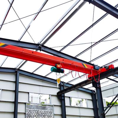 China 5 Ton Standard Single Bridge Electric Travelling Rail Girder Crane Kit Overhead Crane Bridge Crane for sale