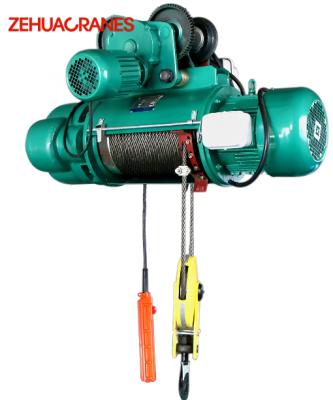 China Made in China Construction Lifting Hoist 1Ton 2Ton 3Ton 5Ton Travelling Type Wire Rope Hoist with Remote Control for sale