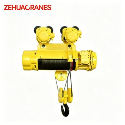 China Hot Sale Customizable Double Speed Electric Wire Rope Hoist 1-5 Ton Heavy Duty Electric Hoist for Workshop Warehouse Lifting for sale