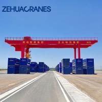 China Rail Mounted Gantry Crane RMG for Container Yard Operations for sale