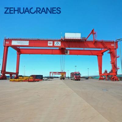 China Rail Mounted Gantry Crane RMG Professional Container Lifting Machine for Seaport and Inland Terminal for sale