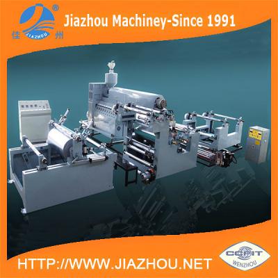China Non-stop Roll Changing Paper Board Winder Coating Poly PE Film Extruder Machine for sale