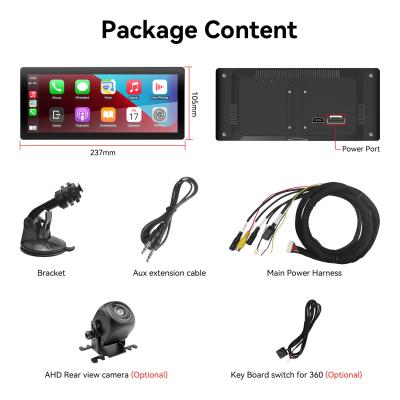 China HD 8,8 inch draadloze en bekabelde Carplay Android Auto Monitor voor VOLKSWAGEN Te koop