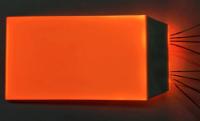 China Custom Amber LED Backlight Module for LCD Display 5V 300-1000cd/m2 for sale