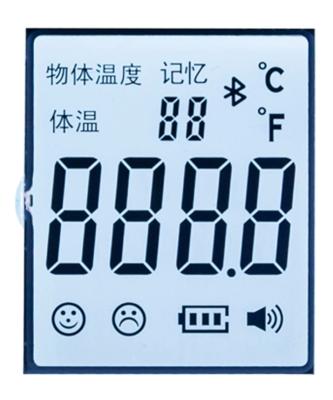 Cina Duty 1/4 Bias 1/3 TN LCD Display Forehead Thermometer LCD Display in vendita