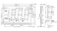 China Custom TN Segment LCD Display 65x39.5mm Reflective 6 O Clock 29 Pins for sale