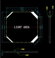 China 7 Segment LCD Display Module FSTN Negative 5V Transmissive Customizable for sale