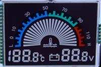 China Customized 7 Segment TN LCD Display Module with PIN Connector 5V 39x40x58mm for sale