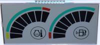 China Customized PIN Connector Vehicle Controller TN 7 Segment LCD Module Display 43x46x84mm for sale