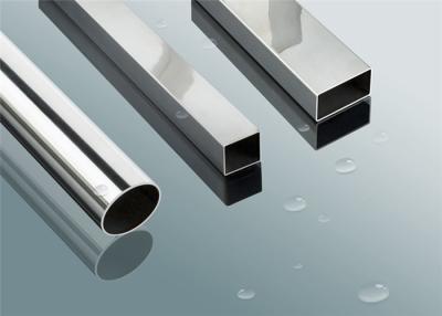 China 201 202 Square Welded Stainless Steel Tubing With 2B / BA Finish for sale