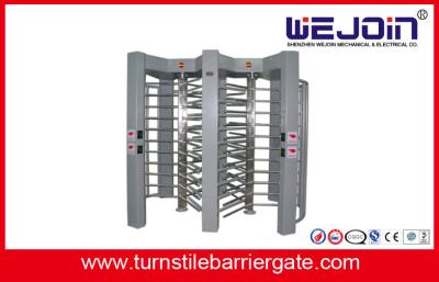 China 201 / 304 Stainless Steel Full Height Turnstile With Digital Transmission for sale