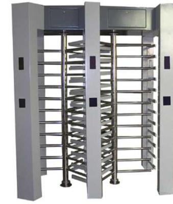 China Stainless steel Double channel access control system full height turnstile for sale