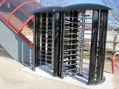 China IP54 202 stainless steel Single-channel Dual-channel full height turnstile  systems gates for sale