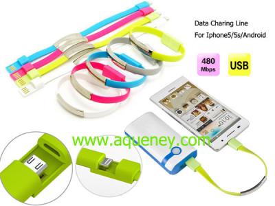 中国 マイクロ USB の充電器のデータ ケーブルはとのステンレス鋼の版のロゴを刻みます 販売のため