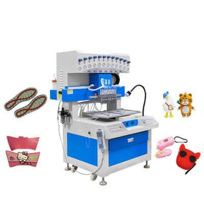 China 220V 12 Farben Silikon-Etiketten-Machmaschine für Teekaster und Ohrhörer zu verkaufen