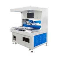 China Visual Clasp Gluing Machine 2.2kw 1200w Pixel for PVC Trademark Clothing Accessories for sale
