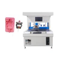China Fully Automatic Visual Flow Liquid Laminating Machine for Candy & Chocolate with 400×300mm Workbench and 1200mm/s Speed for sale