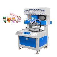 China Automatic 12 Colors Silicone Patch Dripping Machine for PVC Slipper Upper Making 380V 50Hz for sale