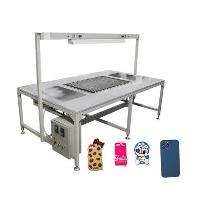 China 150 kg hoogtemperatuur siliconen bakplatform voor sleutelhanger maken machine Te koop