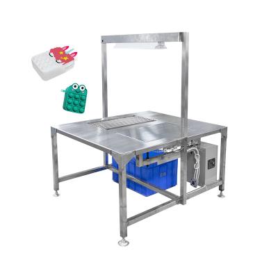 China Máquina de cozimento de borracha de aço inoxidável distribuição manual mesa de cozimento de silicone molde à venda