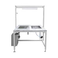 China Manual Silicone Baking Table 120KG Single Station with 650x380mm Heating Plate and 4.5kW Power for sale