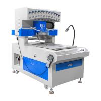 China Precision Automatic Liquid PVC Rubber Patch Dripping Machine 1.6KW 700x600mm Working Desk for sale