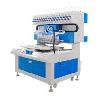 China 32 Colors Automatic Silicone Dispensing Machine 220V 1.85KW Liquid PVC Rubber Patch Dripping Machine for sale
