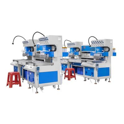 China 12 Color Automatic Dripping Machine for Soft PVC Label Making in 1230*1000*1580mm for sale