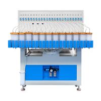 China Automatic PVC Label Making Machine 24 Colors Silicone Patch Coin Purse Dripping Machine 220V 50Hz for sale