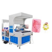 China Automatic 8 Colors Cake Biscuit Decorating Machine Candy Chocolate Dripping Machine 110V for sale