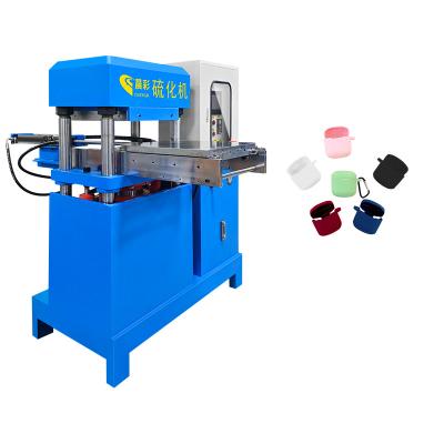 China Rubber Keychain Making Vulcanizing Machine 50T Capacity for sale